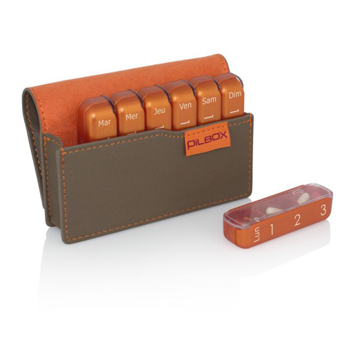 Pilulier Semainier de Voyage Pocket PILBOX - Vilacosy